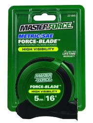 Masterforce® Force-Blade™ 16'/5M Metric/English Scale Tape Measure at ...
