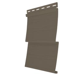 Harbor Ridge Plus™ Double 4" x 12'6" Cabot Brown Vinyl Siding at Menards®