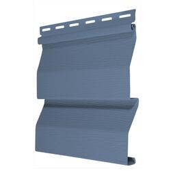 Harbor Ridge™ Plus Double 4" x 12'6" Cabot Blue Dutchlap Vinyl Siding ...