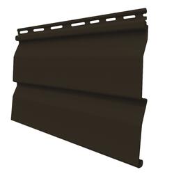 Majestic™ Double 4" x 12'6" Java Brown Dutchlap Vinyl Siding at Menards®
