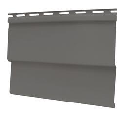 Majestic™ Double 4" x 12'6" Boulder Gray Vinyl Siding at Menards®