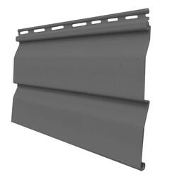 Majestic™ Double 4" x 12'6" Boulder Gray Dutchlap Vinyl Siding at Menards®