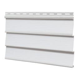 Waterford™ Triple 3" x 12'1" White Vinyl Siding at Menards®