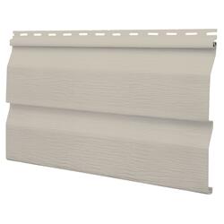 TimberCrest™ Premium Double 4-1/2" x 12'1" Sandstone Dutchlap Vinyl ...