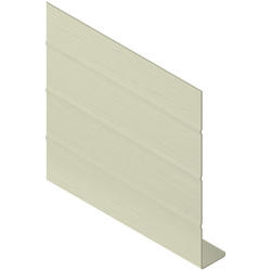 ABTCO® 8" x 12'6" Antique Ivory Woodgrain Vinyl Fascia at Menards®