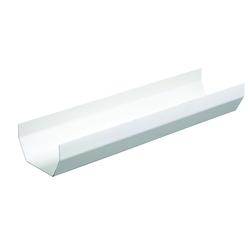 KP U-Snap™ 4-1/2" x 10' White Vinyl Gutter at Menards®