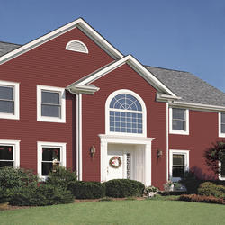 Harbor Ridge™ Plus Double 4" x 12'6" Cabot Red Vinyl Siding at Menards®