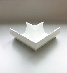 KP U-Snap™ White Vinyl Gutter Corner at Menards®