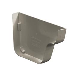 KP K-Snap® Khaki Vinyl Gutter Right End Cap at Menards®