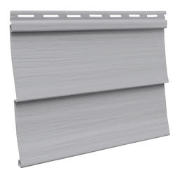 Harbor Ridge™ Double 5" x 12' Gray Vinyl Siding at Menards®