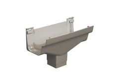 KP K-Snap® Khaki Ribbed Vinyl Gutter Drop Outlet at Menards®