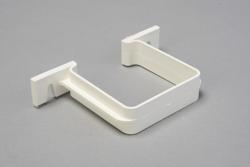 KP K-Snap® White Vinyl Gutter Downspout Bracket at Menards®