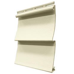 TimberCrest™ Premium Double 4" x 12'6" Prairie Wheat Vinyl Siding at ...