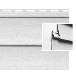 TimberCrest™ Premium Double 4" x 12'6" Classic Linen Vinyl Siding at ...