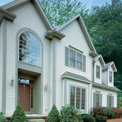 Harbor Ridge™ Double 5" x 12' Sand Vinyl Siding at Menards®