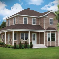 Harbor Ridge Rustic™ Double 4" x 12'6" Cherry Vinyl Siding at Menards®
