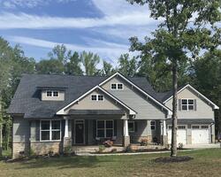 TimberCrest™ Premium Double 4-1/2" x 12'1" Classic Linen Dutchlap Vinyl ...