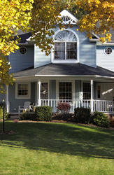 ProTUFF™ Double 4" x 12'6" Slate Blue Dutchlap Vinyl Siding at Menards®