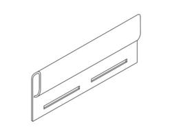 ABTCO® 10' White Undersill Trim at Menards®