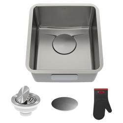 Kraus® Dex Undermount 17" Stainless Steel Single Bowl Bar Sink at Menards®