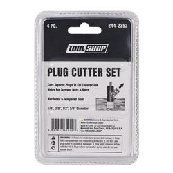 Tool Shop® Carbon Steel Plug Cutter Set - 4 Piece at Menards®