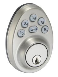 Tru-Bolt® Electronic Door Deadbolt in Satin Nickel at Menards®