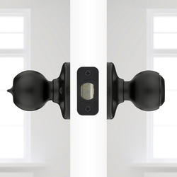 Kwikset® Polo Keyed Entry Knob featuring SmartKey Security™ in Matte ...