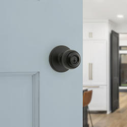 Kwikset® Polo Keyed Entry Knob featuring SmartKey Security™ in Matte ...