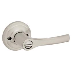 Kwikset® Henley Keyed Entry Lever featuring SmartKey Security™ in Satin ...
