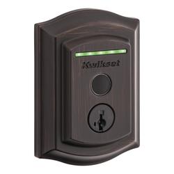 Kwikset® Halo Touch Traditional Fingerprint Smart Entry Door Lockset in ...