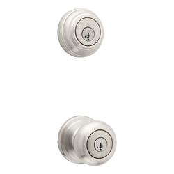 Kwikset® Juno Keyed Entry Door Knob and Single Cylinder Door Deadbolt ...