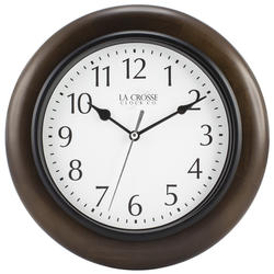 La Crosse Clock Co.® 10" Wood Wall Clock at Menards®