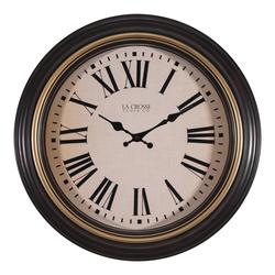 La Crosse Clock Co.® 18" Oil-Rubbed Bronze Wall Clock at Menards®