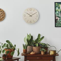 La Crosse Clock Co.® 11" Natural White Wall Clock at Menards®