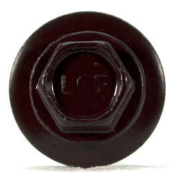 Lakeside Construction® Wood-X™ #10 x 4" Hex Drive Burgundy Pole Barn ...