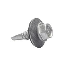 Grip Fast® #12 x 3/4" Hex Drive Zinc Self-Drilling Stitch Screw - 32 lb ...