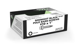 Grip Fast® #10 x 1" Hex Drive Midnight Black Pole Barn Screw - 1 lb. at ...