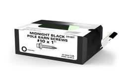 Grip Fast® #10 x 1" Hex Drive Midnight Black Pole Barn Screw - 1 lb. at ...