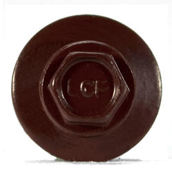 Lakeside Construction® #14-10 x 1" MASTERGRIP™ Hex Drive Colonial Red ...