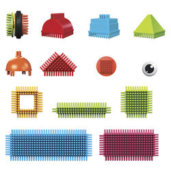PicassoTiles® Hedgehog Building Blocks Building Set - 41 Piece at Menards®