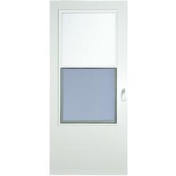 LARSON® Liberty 30" x 80" White Self-Storing Midview Storm Door at Menards®