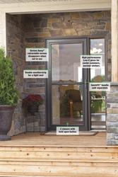 LARSON® Lakeview Screen Away® 36" x 80" White Low-E Retractable Screen ...