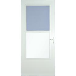 LARSON® Cypress Reversa Screen 36" x 80" White Midview Storm Door at ...