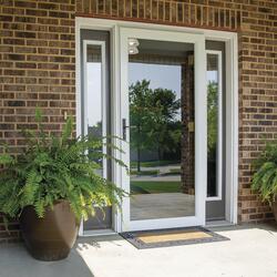 LARSON® Lakeview 36" x 80" Black Fullview Storm Door at Menards®
