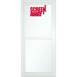 LARSON® Lakeview Screen Away® 36" x 80" White Retractable Screen ...