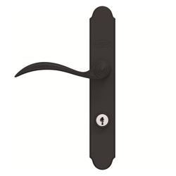 LARSON® QuickFit™ Matte Black Curved Lever Handleset at Menards®