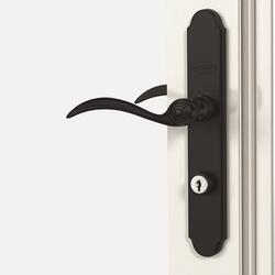 LARSON® QuickFit™ Matte Black Curved Lever Handleset at Menards®
