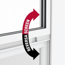 LARSON® Prescott Reversa Screen 32" x 80" White Highview Storm Door at ...