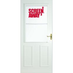 LARSON® Timberline ScreenAway® 32" x 80" White Retractable Screen ...