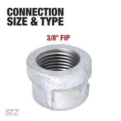 STZ Industries® 3/8" FIP Galvanized Pipe Cap at Menards®